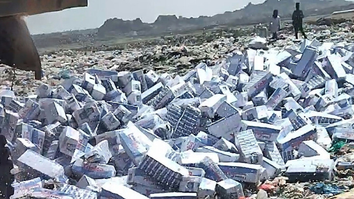 Shipment of non-standard drinks destroyed in Dhamar – Yemen Press Agency