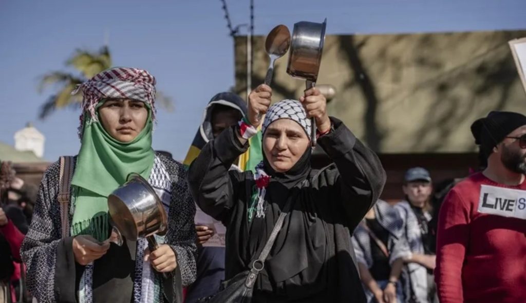 Protests in South Africa accuse UAE, Britain of complicity in “Gaza ...